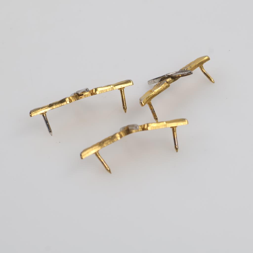 10kt GF Lapel Pins, 3 Pieces | Property Room