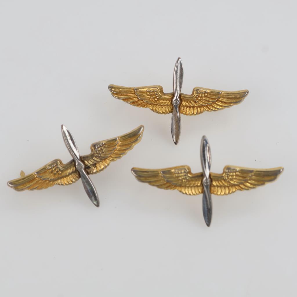 10kt GF Lapel Pins, 3 Pieces | Property Room