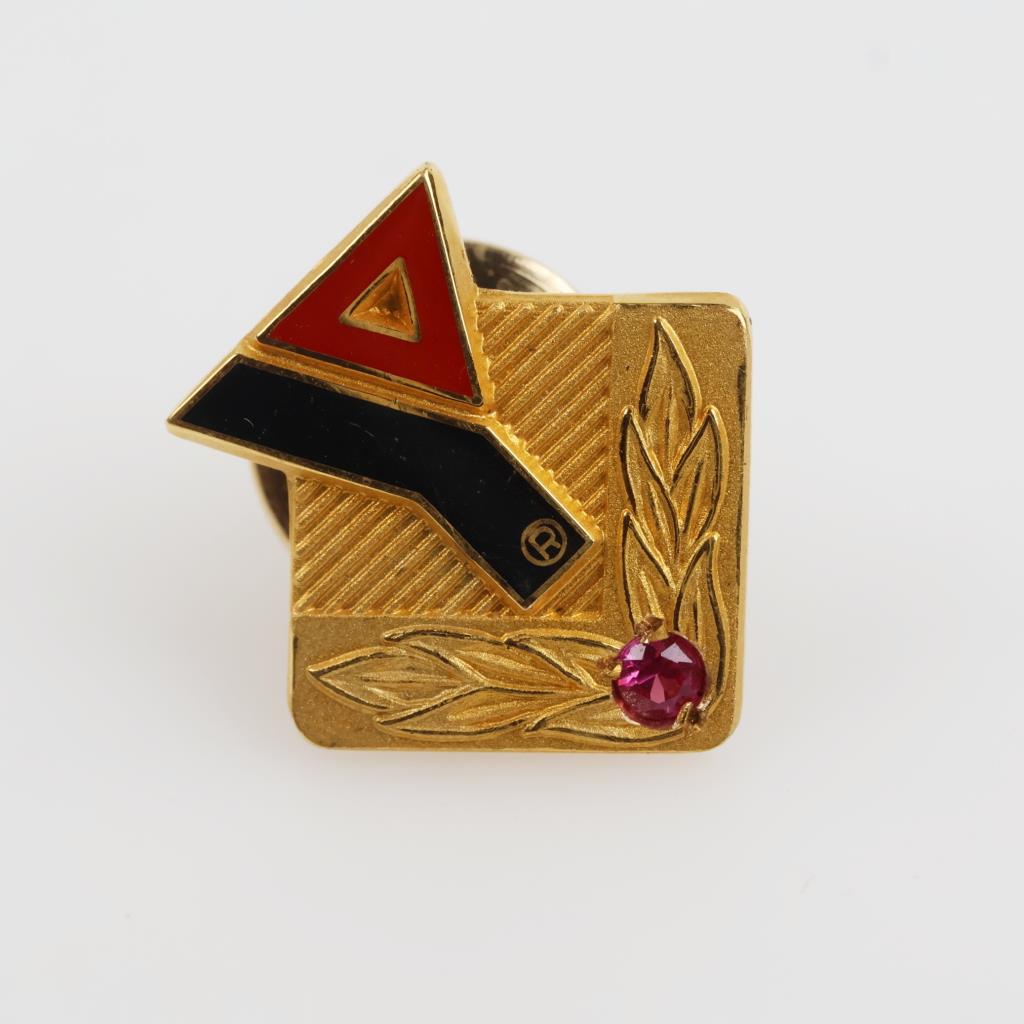 10kt GF Pink Stone Pin | Property Room