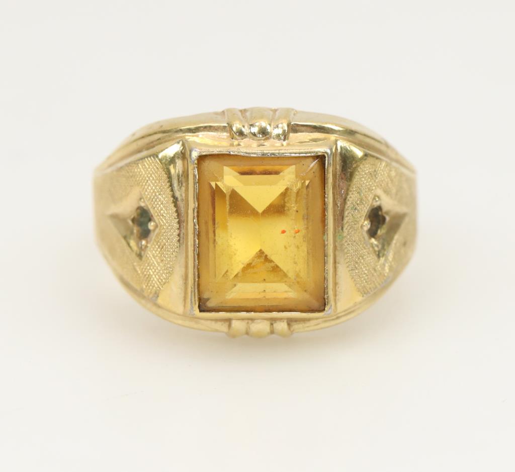10kt GF Yellow Spinel Ring | Property Room