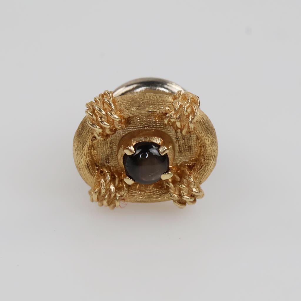 10kt Gold Black Stone Pin | Property Room