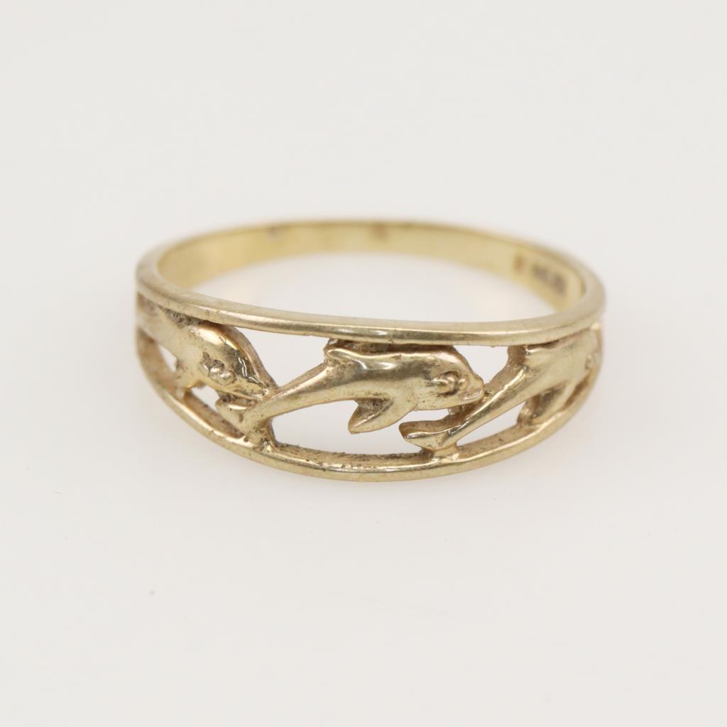 10kt Gold Bottlenose Dolphin Ring | Property Room