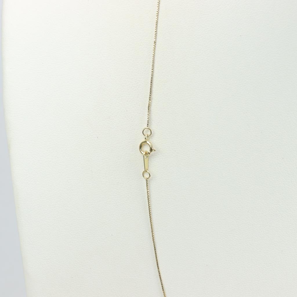 10kt Gold Box Necklace | Property Room