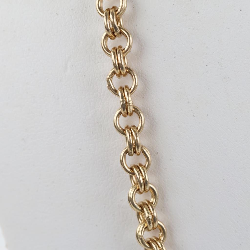 10kt Gold Cable Link Necklace | Property Room