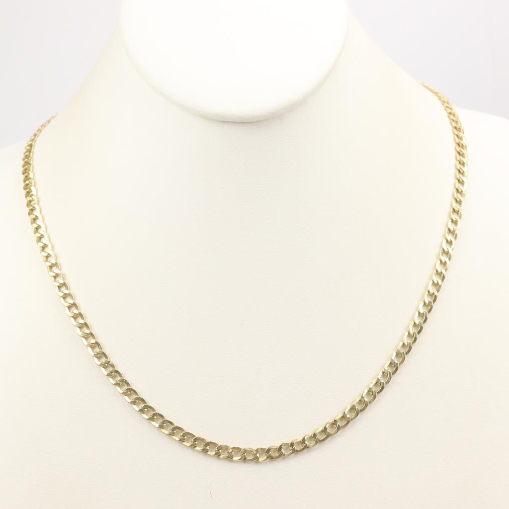 10kt Gold Curb Chain Necklace | Property Room