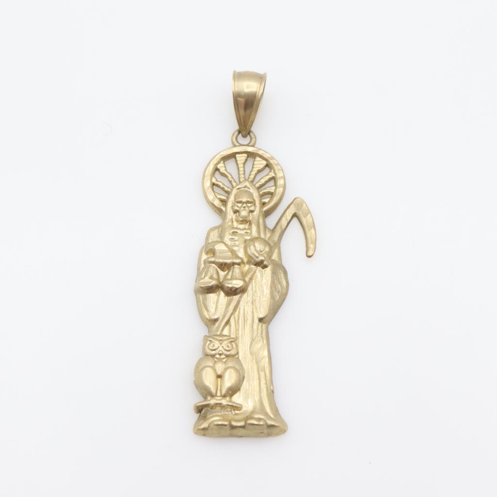10kt Gold Death Pendant | Property Room