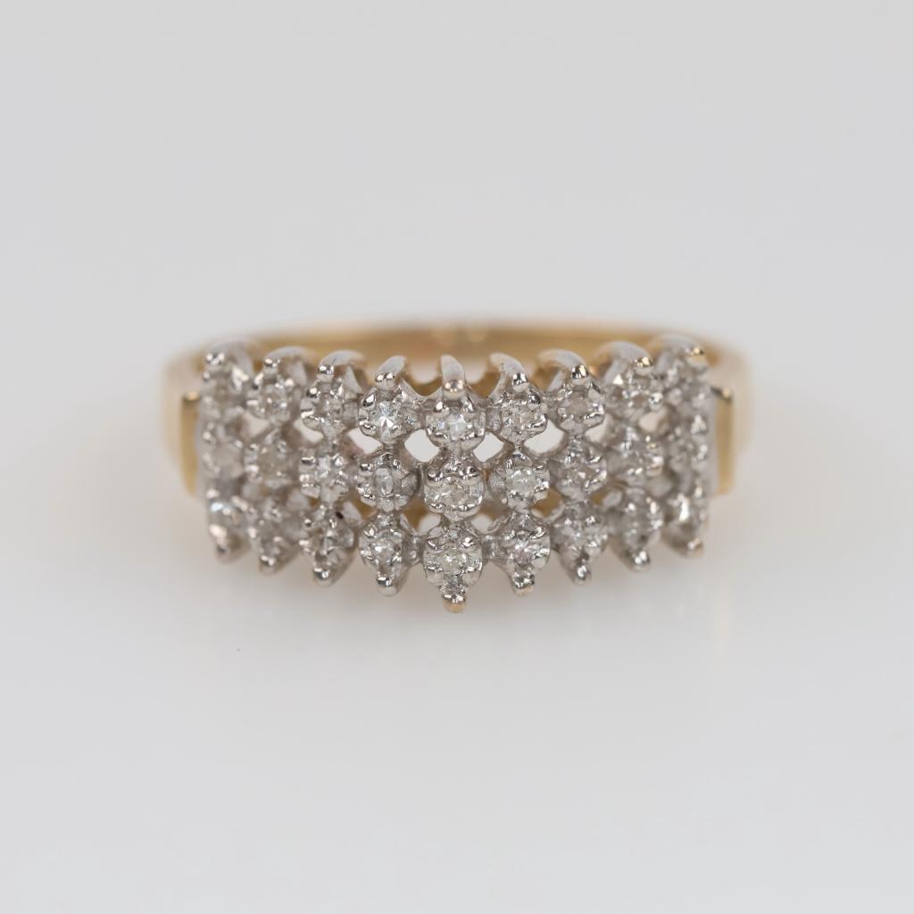 10kt Gold Diamond Accent Ring | Property Room
