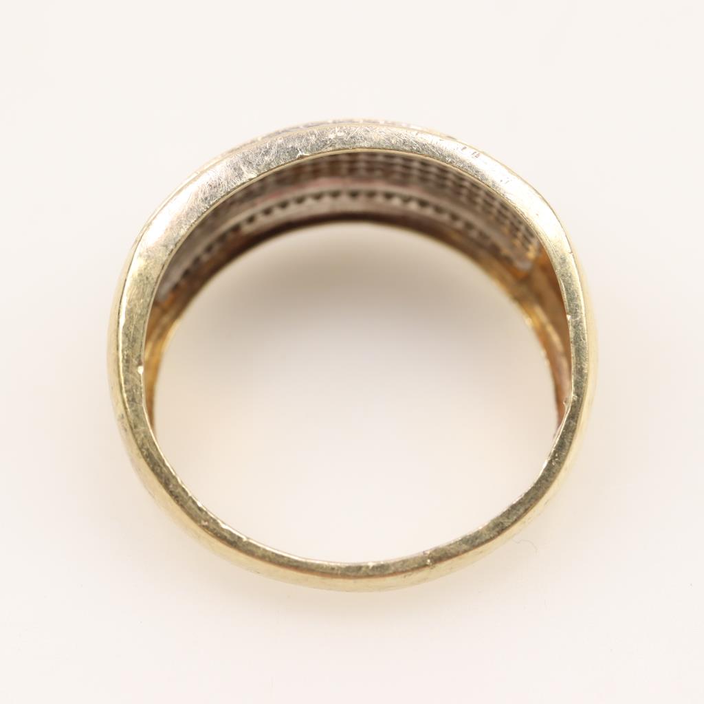 10Kt Gold Diamond Accent Ring | Property Room