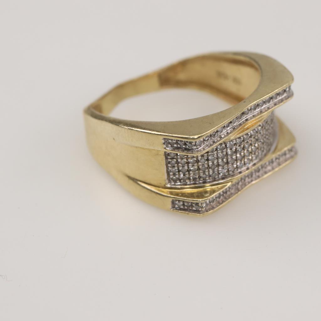 10kt Gold Diamond Accent Ring | Property Room