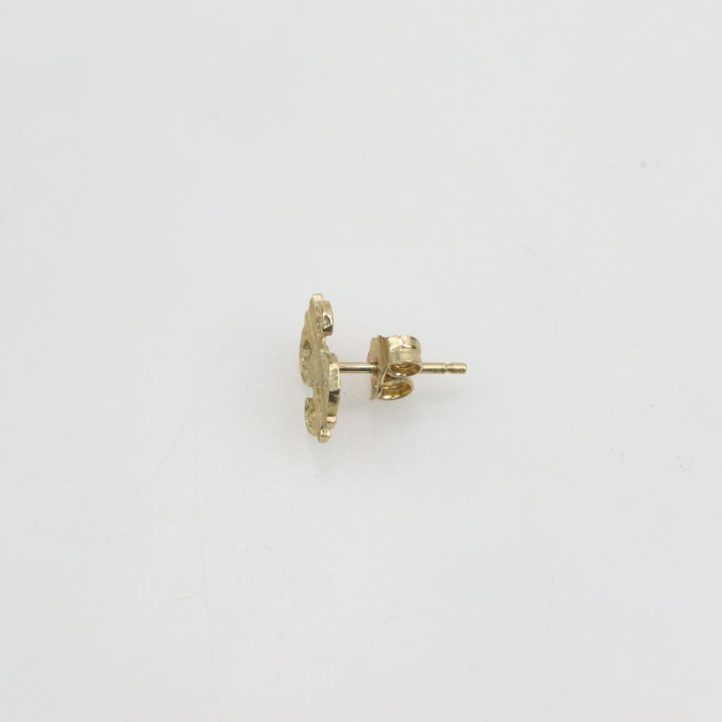 10kt Gold Dollar Sign Earring | Property Room
