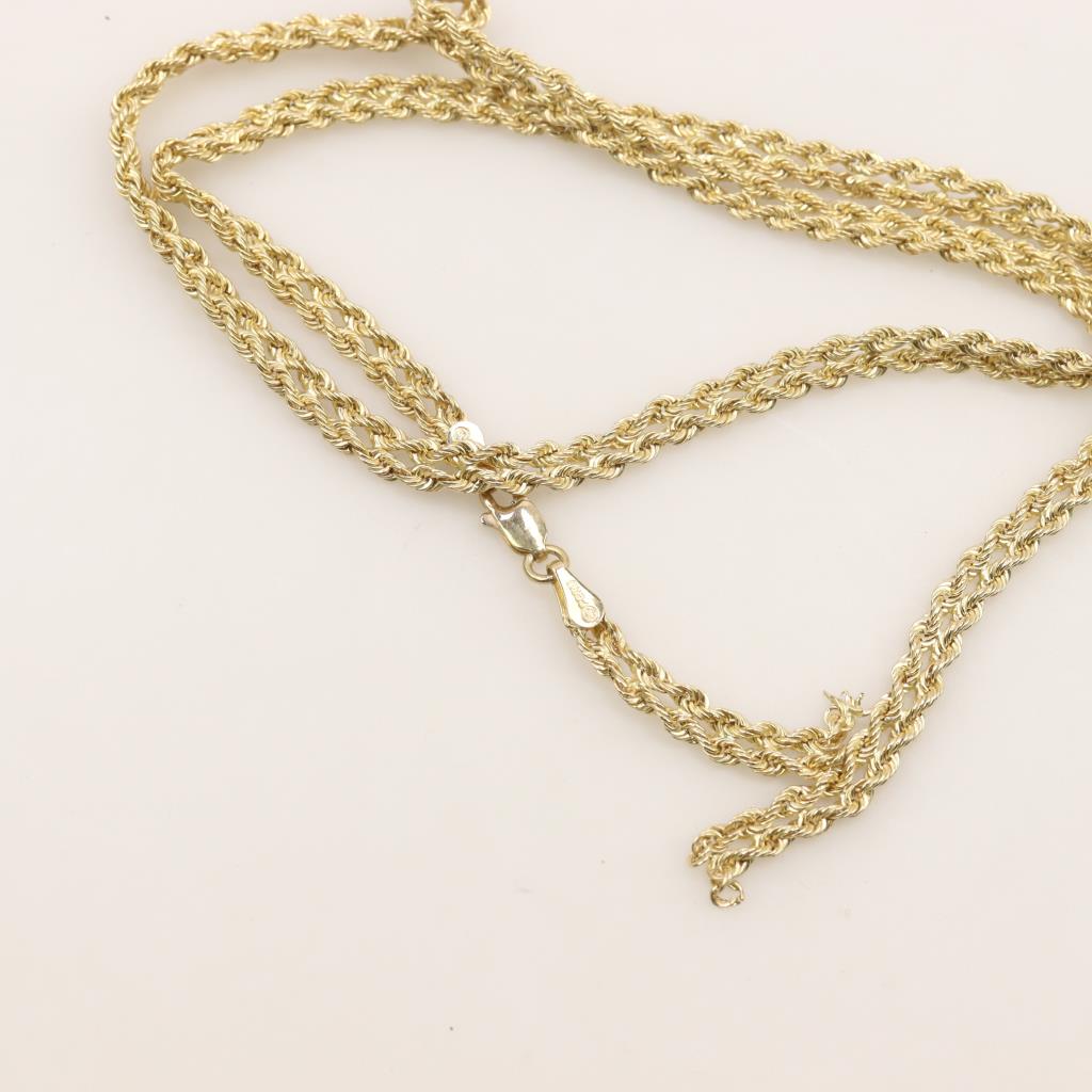 10kt Gold Double Rope Necklace | Property Room