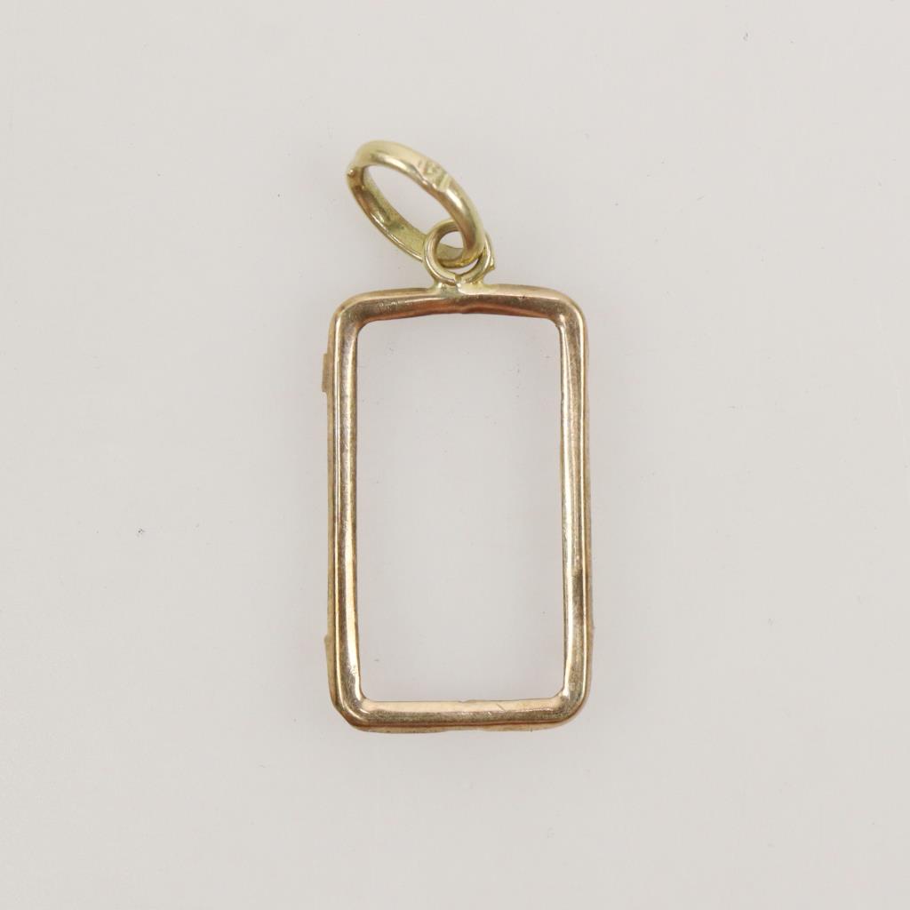 10kt Gold Frame Pendant | Property Room