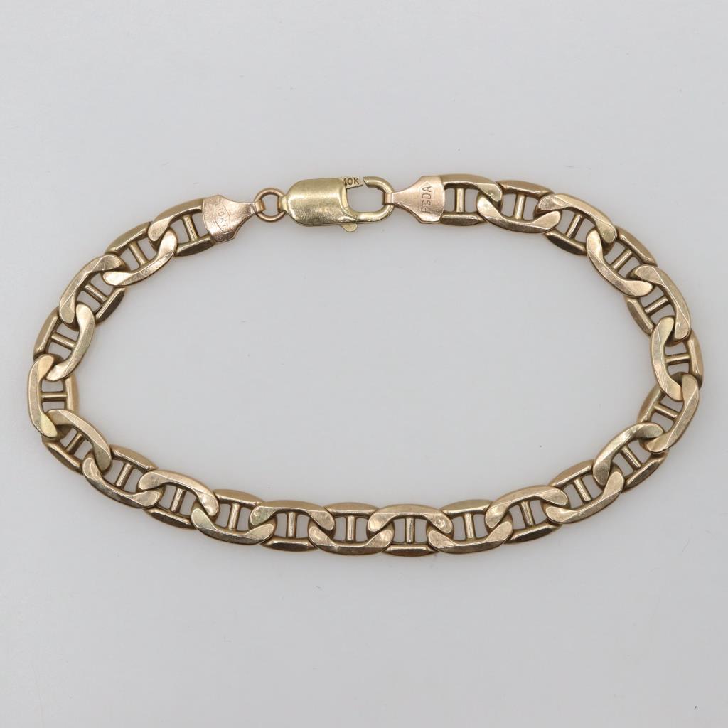 10kt Gold Hollow Bracelet | Property Room