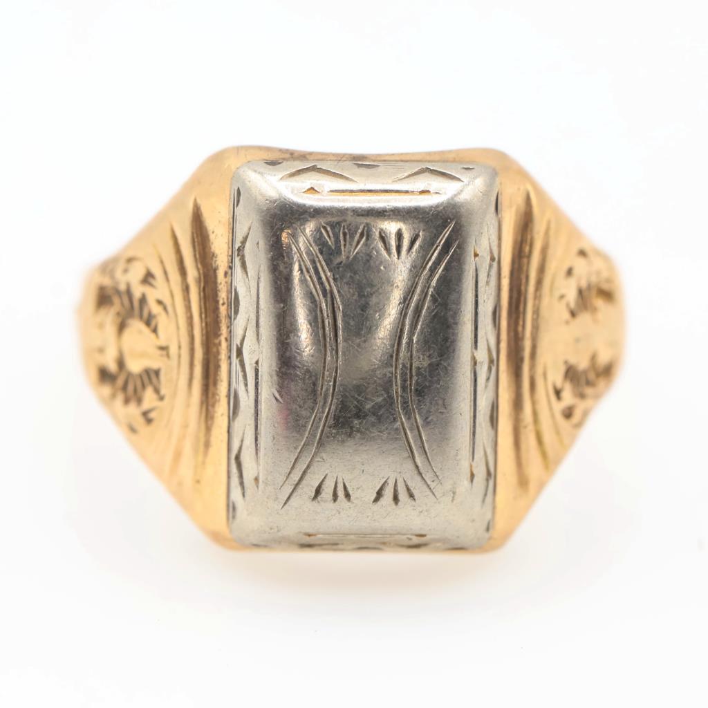 10kt Gold Josten Dura Tone Vintage Class Ring | Property Room