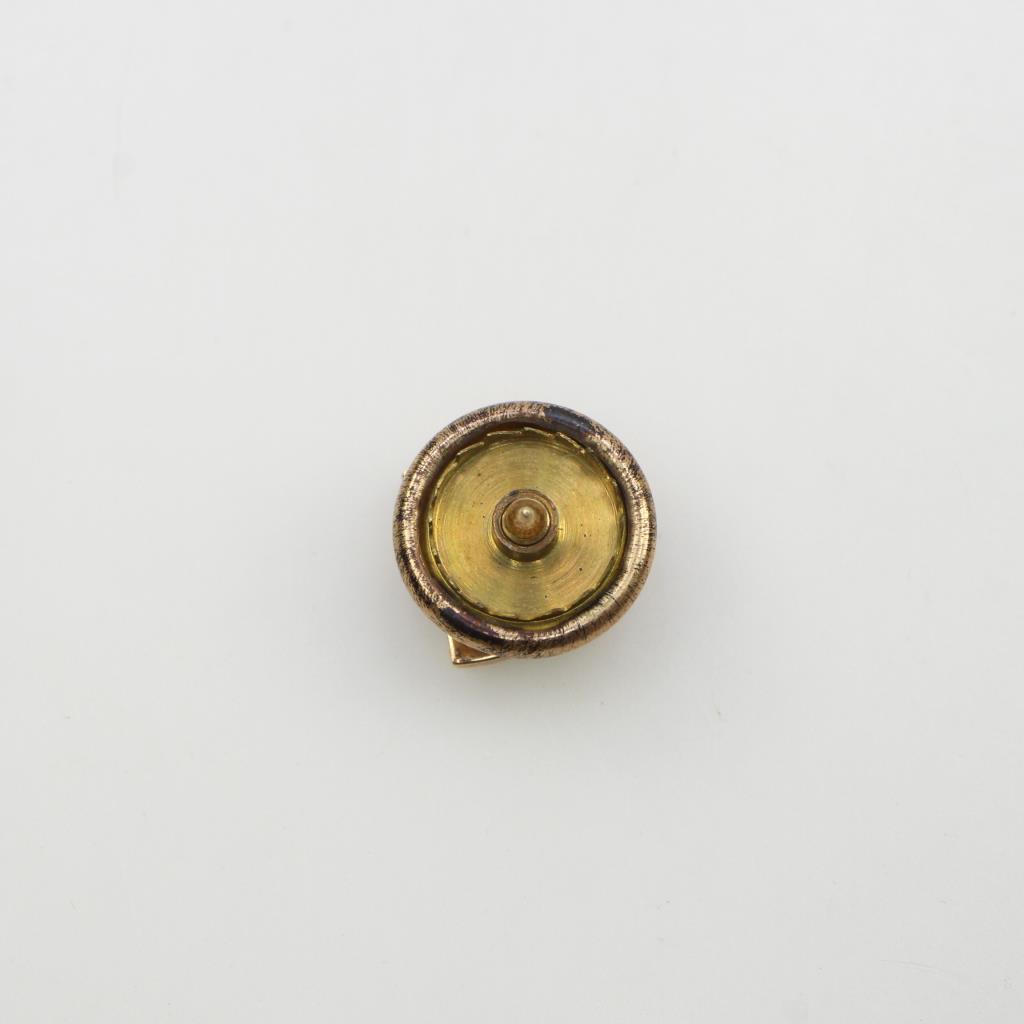 10kt Gold Marsh Supermarkets Clear Stone Pin | Property Room