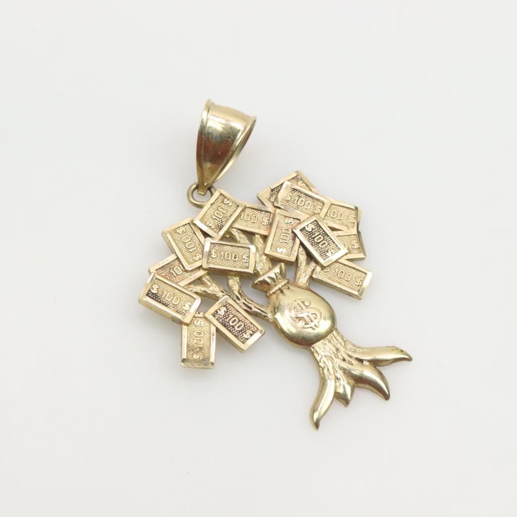 10kt Gold Money Tree Pendant | Property Room