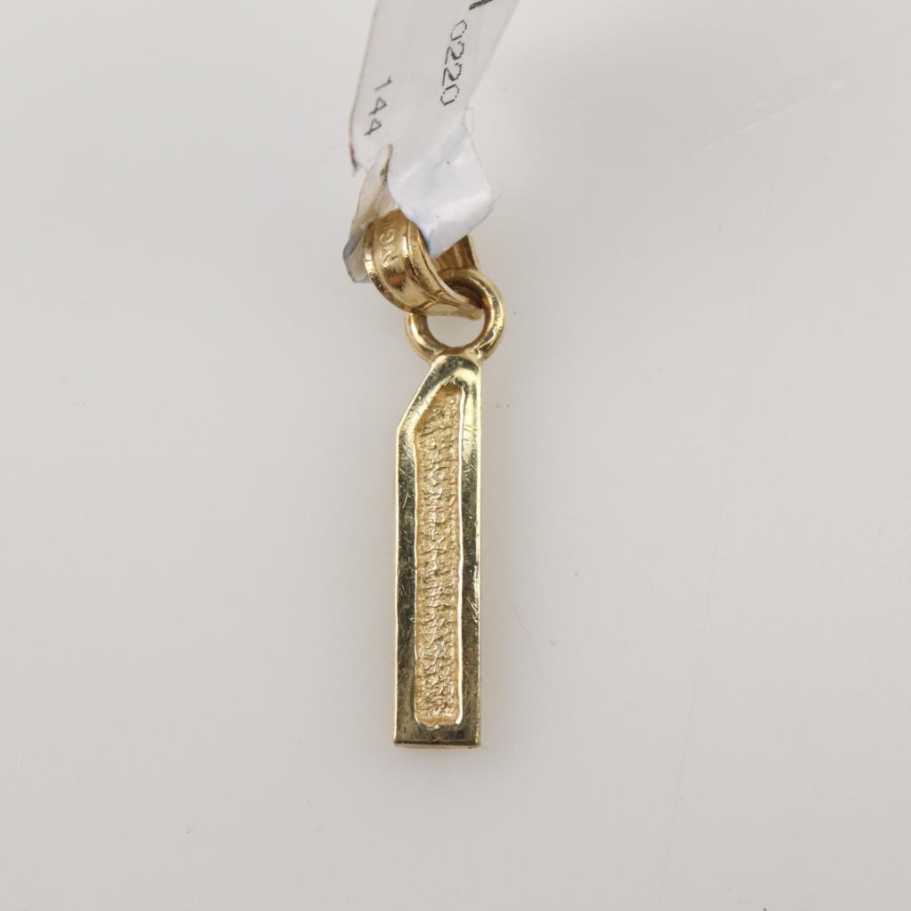 10kt Gold Number 1 Pendant | Property Room