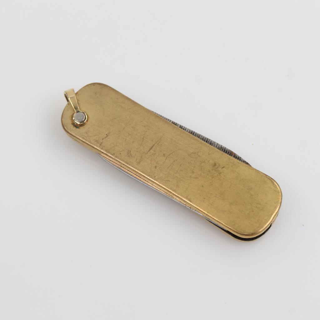 10kt Gold Pocket Knife Fob Folding Nail File | Property Room