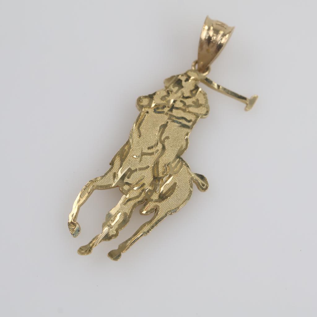 10kt Gold Polo Pendant | Property Room