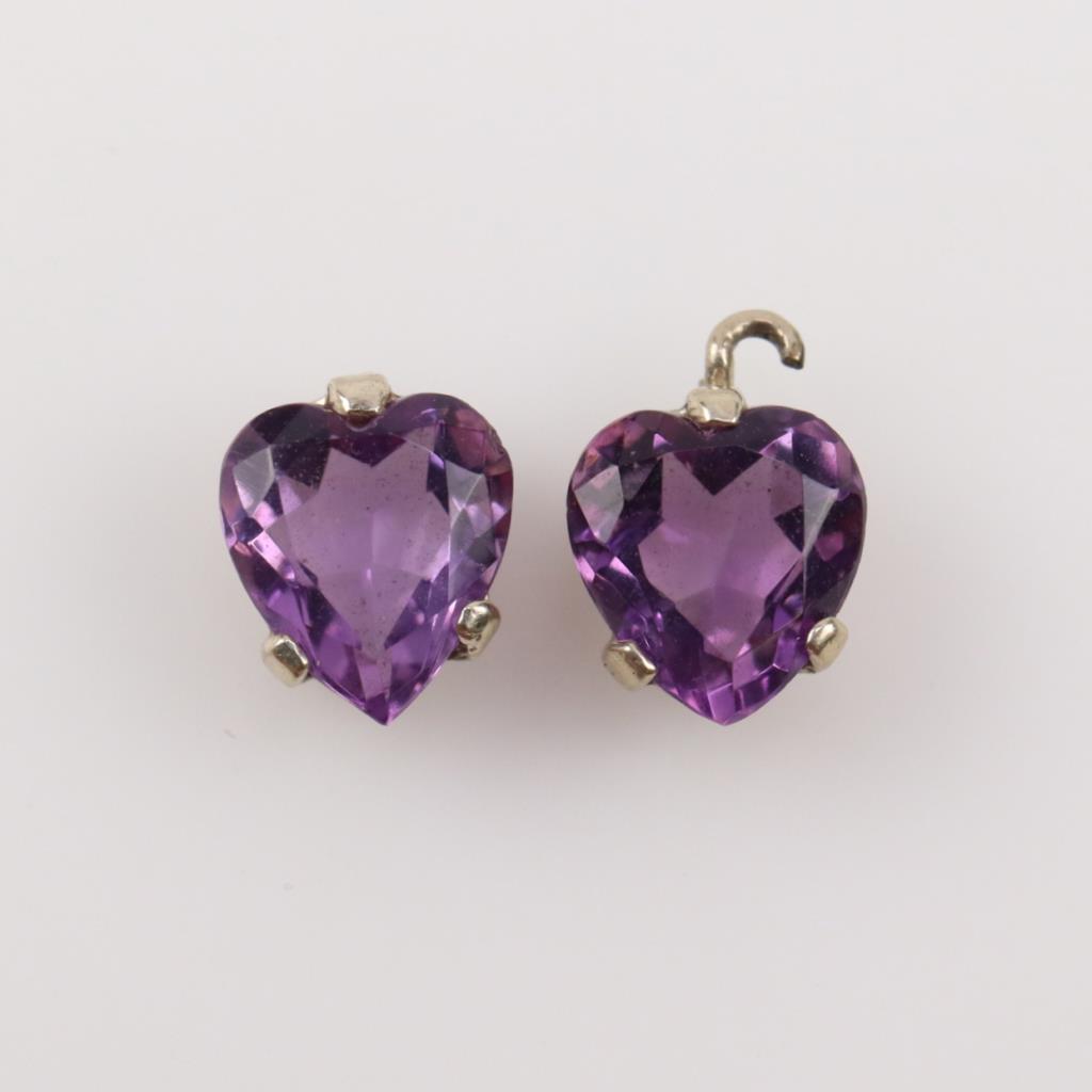 10kt Gold Purple Heart Stone | Property Room