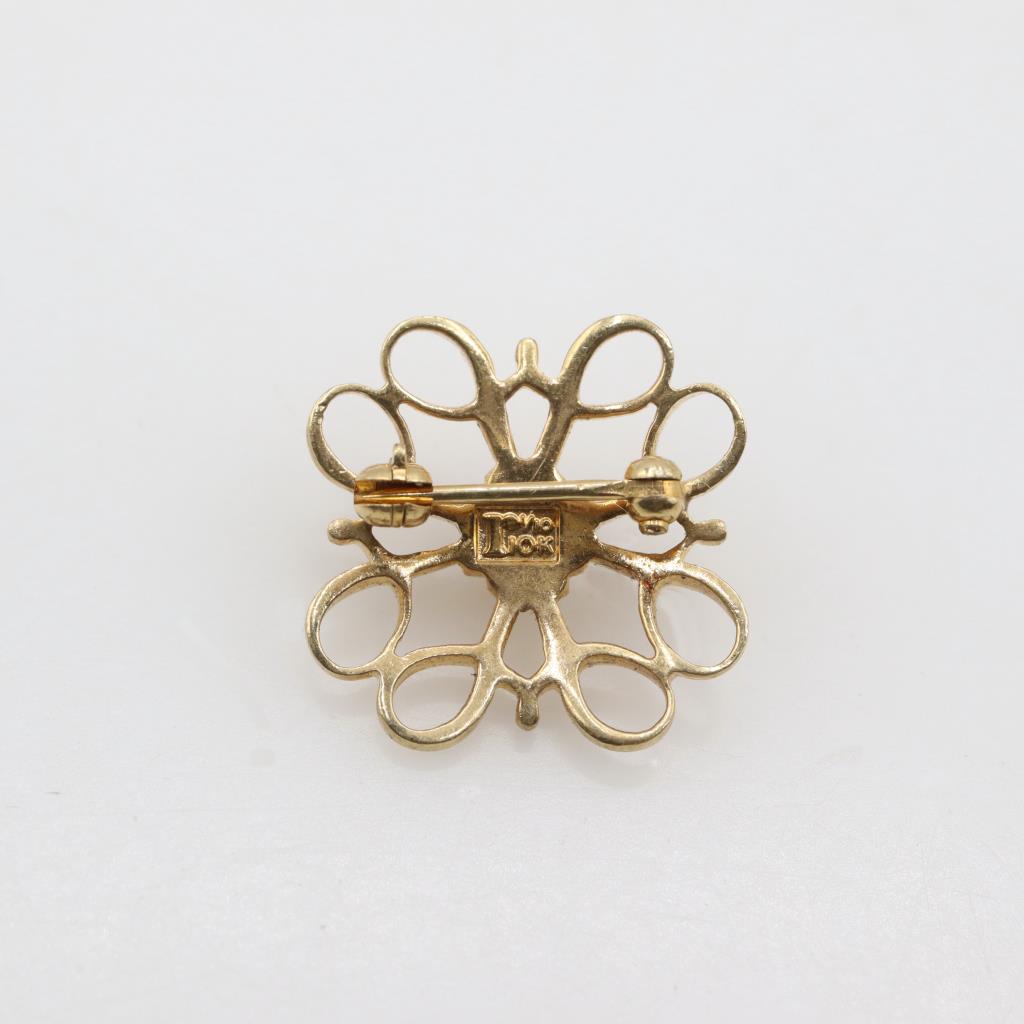 10kt Gold Red Stone Pin | Property Room