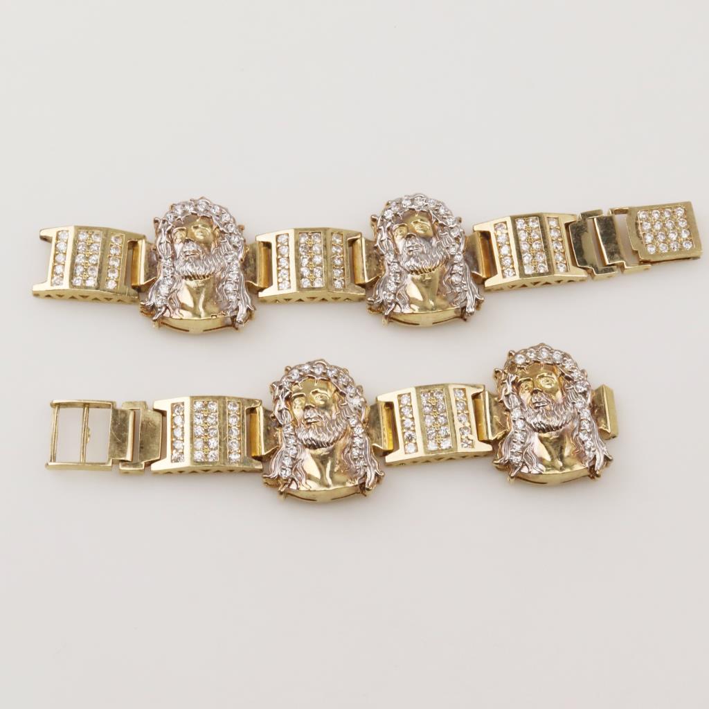 10kt Gold Religious Bracelet | Property Room