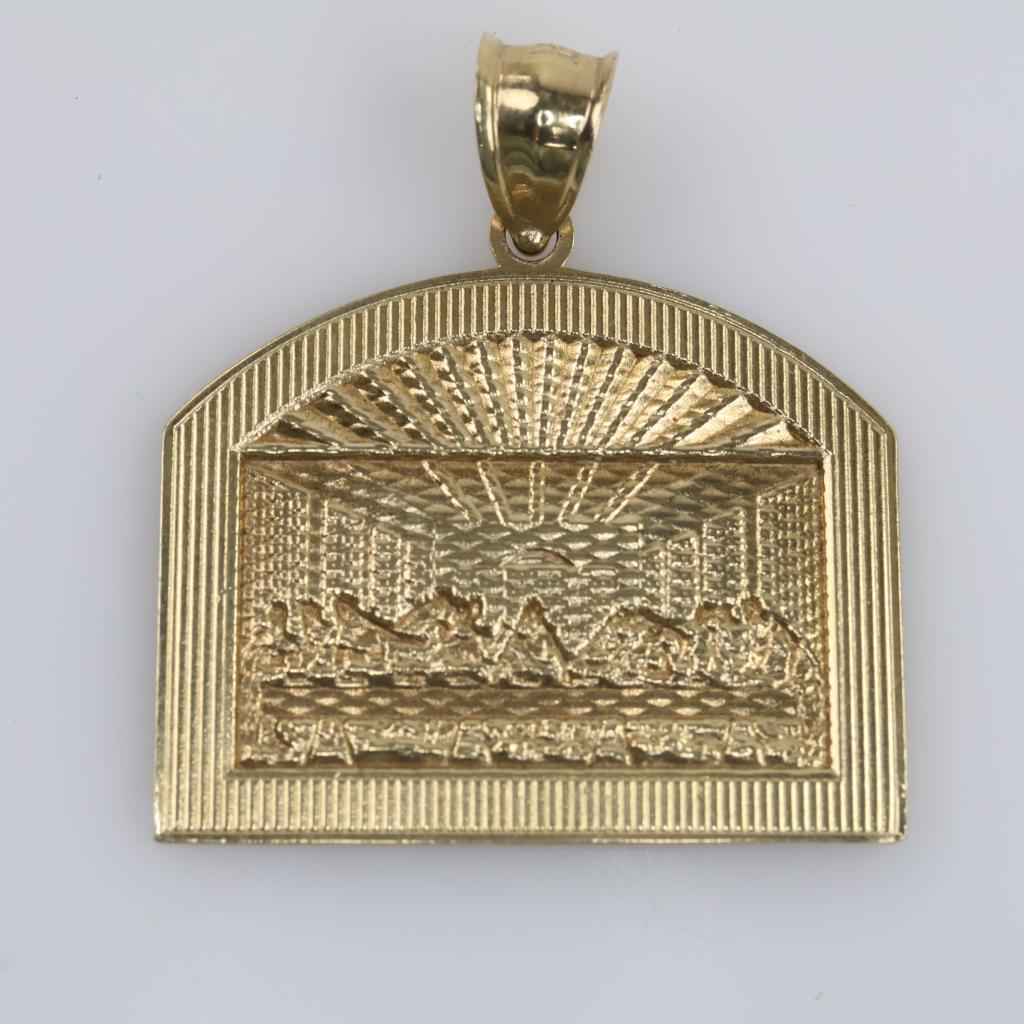 10kt Gold Religious Pendant | Property Room