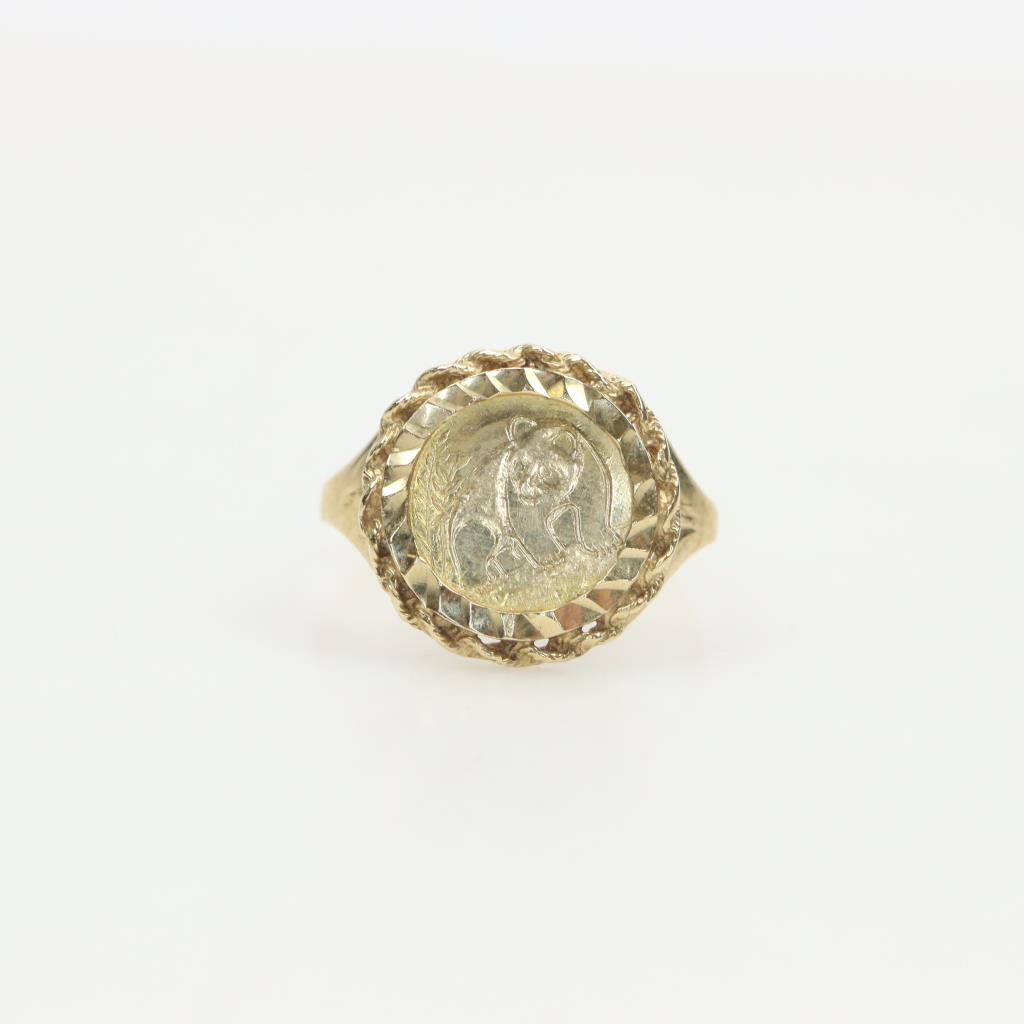 10kt Gold Replica Coin Ring | Property Room