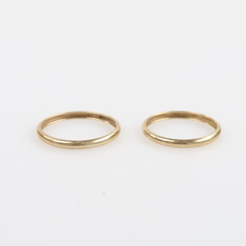 10kt Gold Rings, 2 Pieces | Property Room