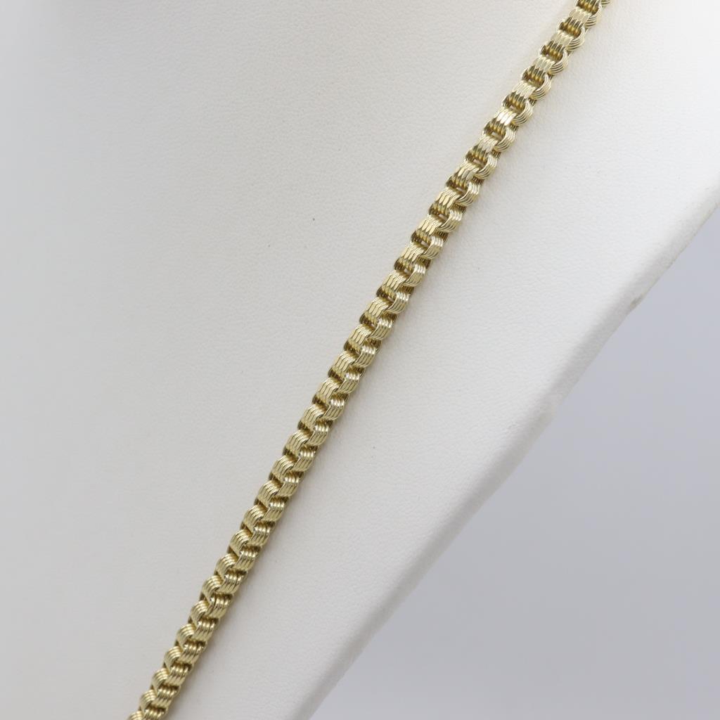 10kt Gold Rolo Link Necklace | Property Room