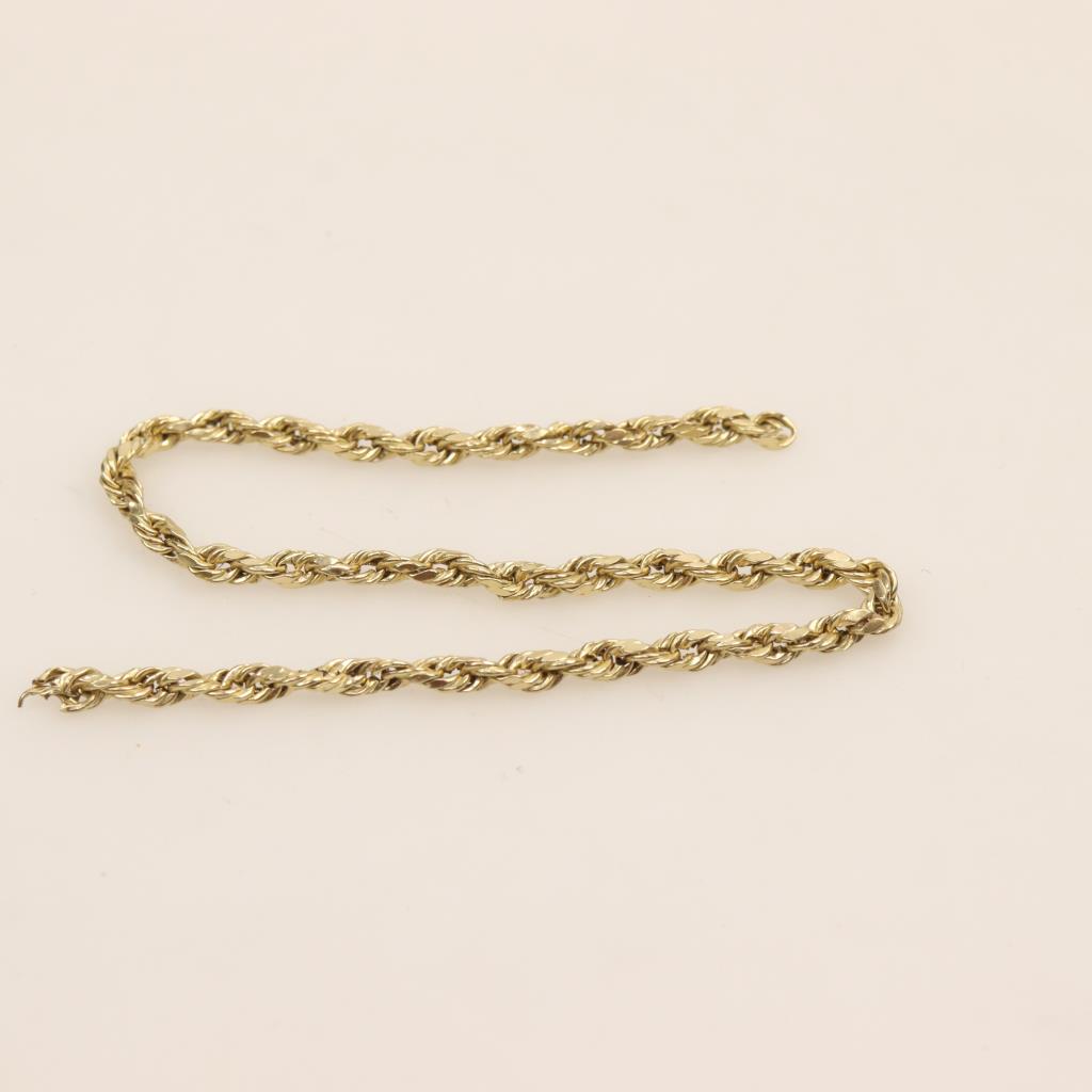 10kt Gold Rope Chain | Property Room