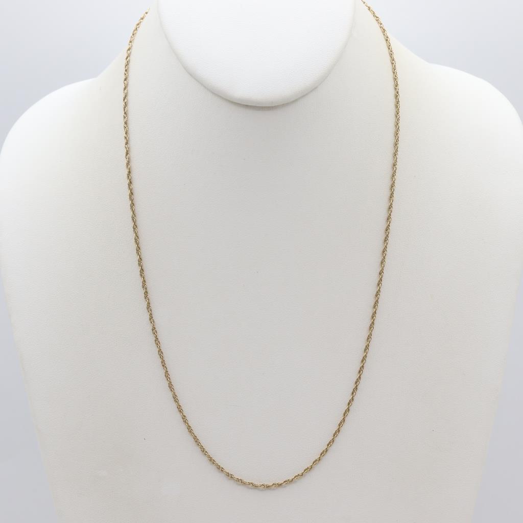 10kt Gold Rope Chain Necklace | Property Room