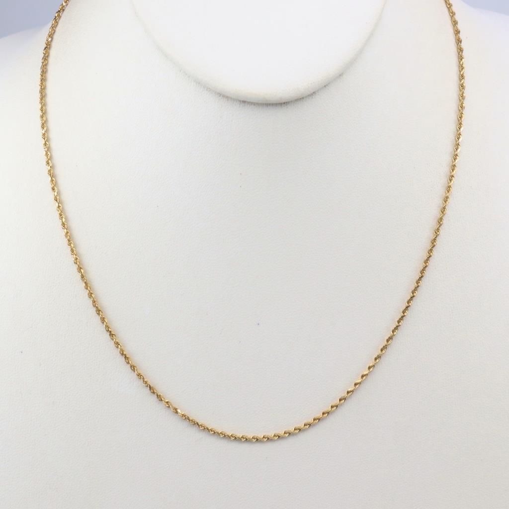 10kt Gold Rope Necklace | Property Room