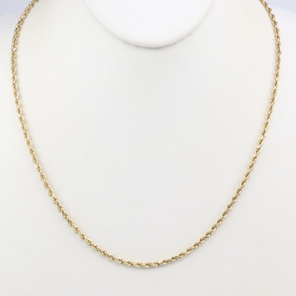 10kt Gold Rope Necklace | Property Room