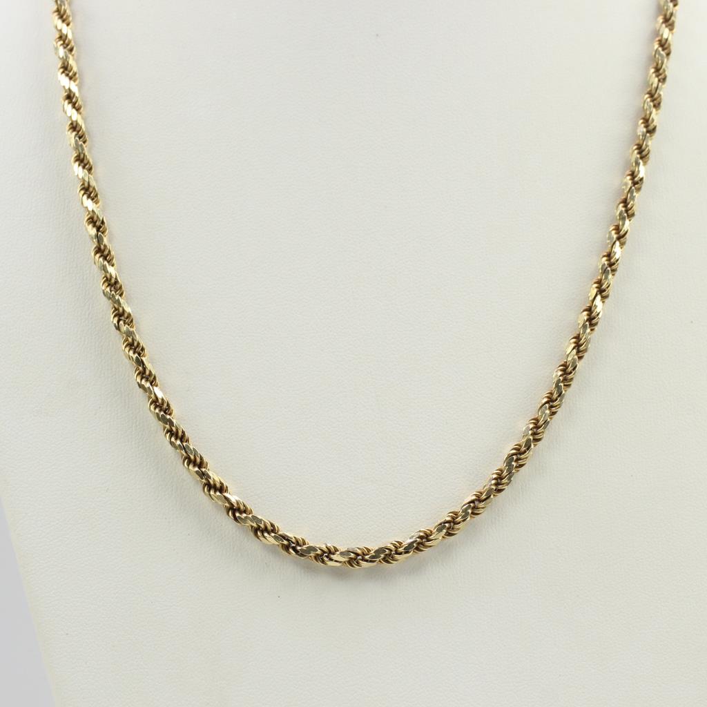 10kt Gold Rope Necklace | Property Room