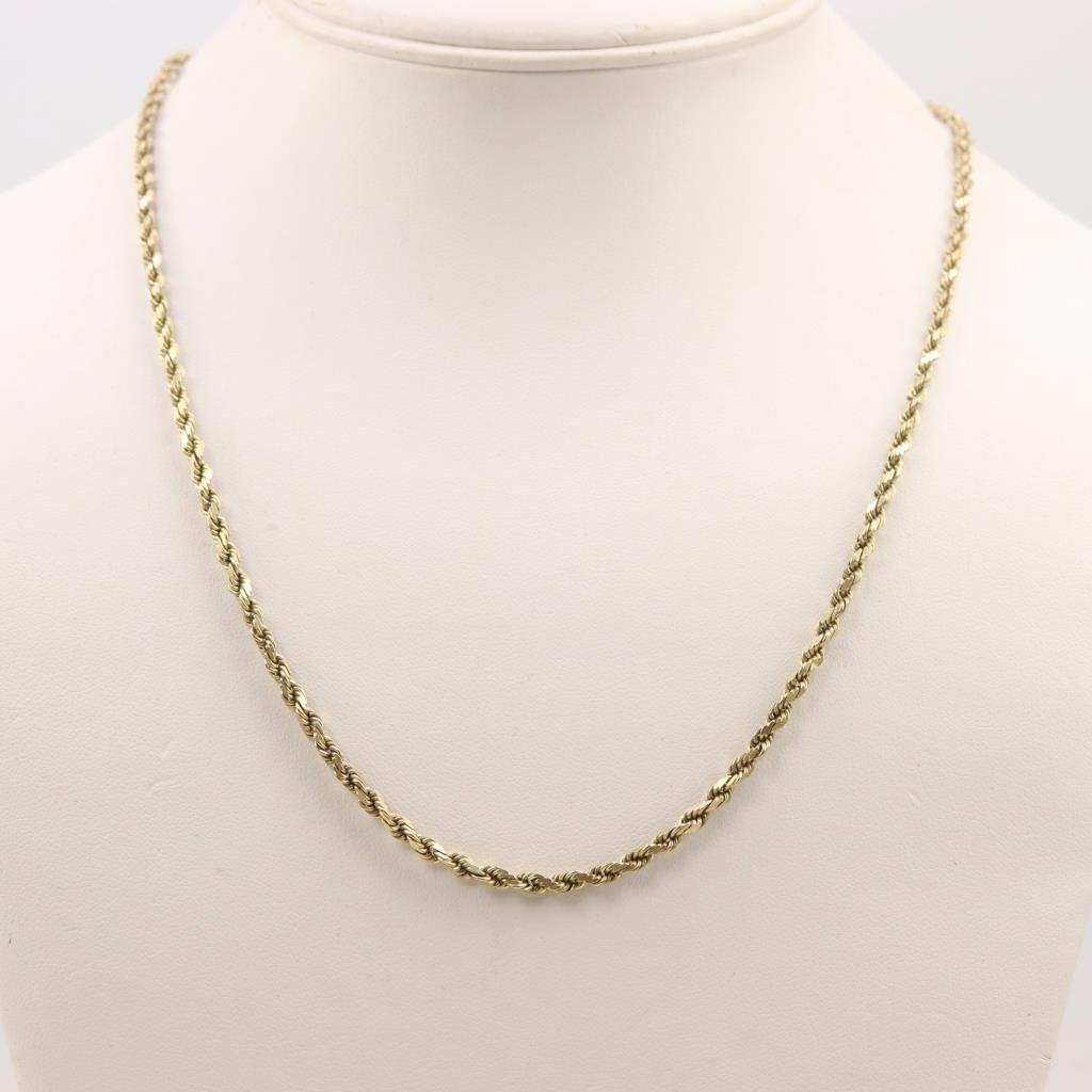 10kt Gold Rope Necklace | Property Room
