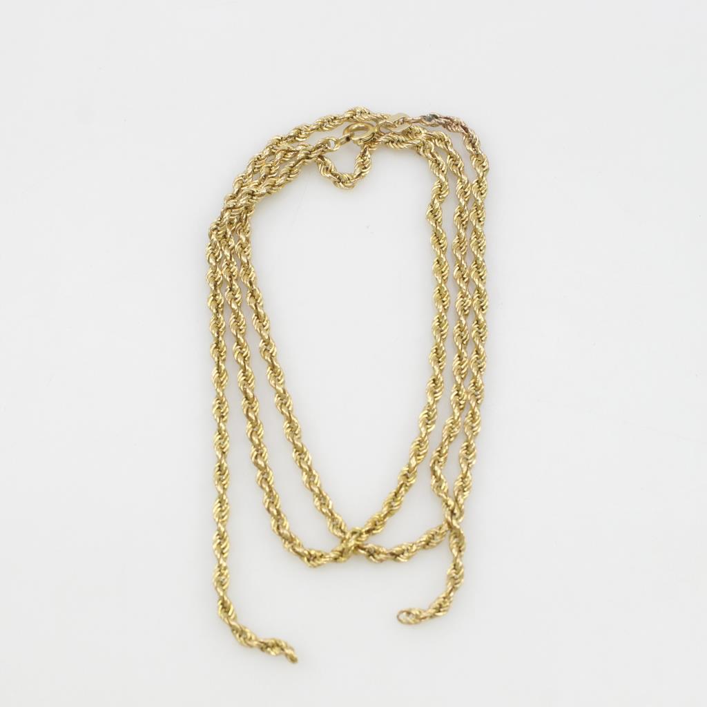 10kt Gold Rope Necklace | Property Room