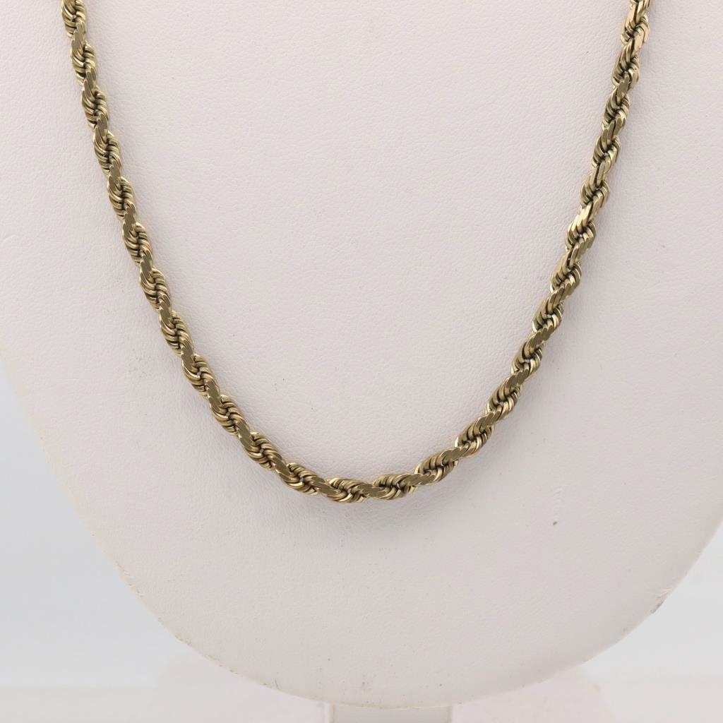 10kt Gold Rope Necklace | Property Room