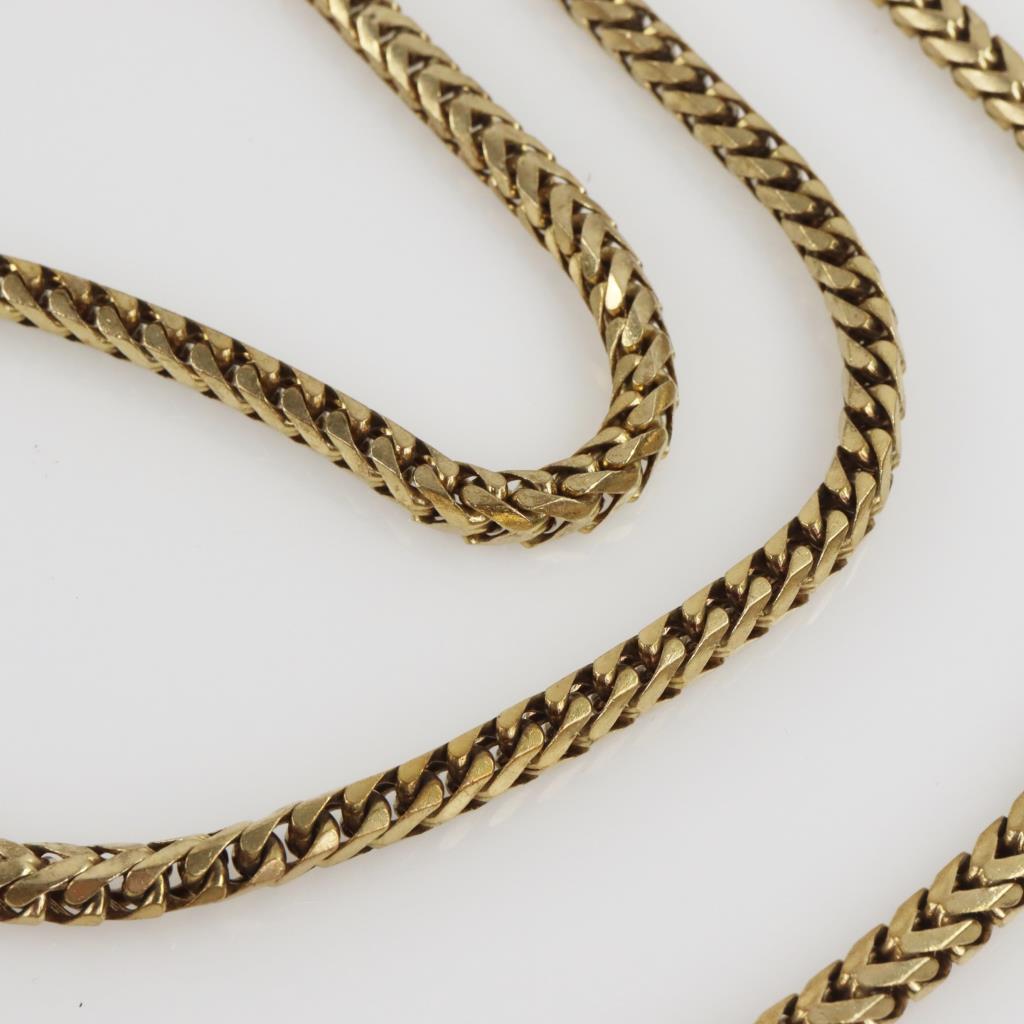 10kt Gold Snake Chain Link Necklace-Evaluated By Our Certified ...