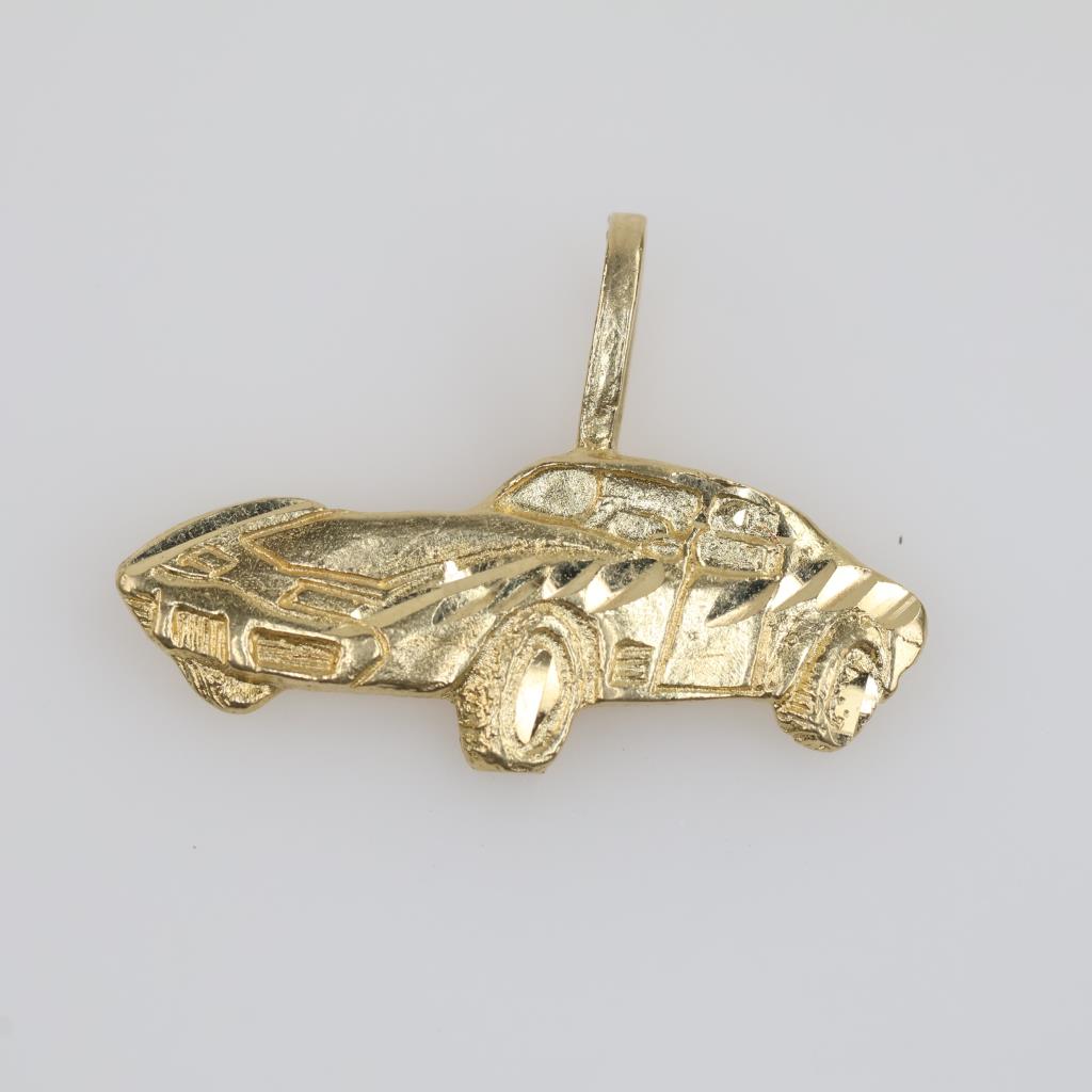 10kt Gold Sport Car Pendant | Property Room