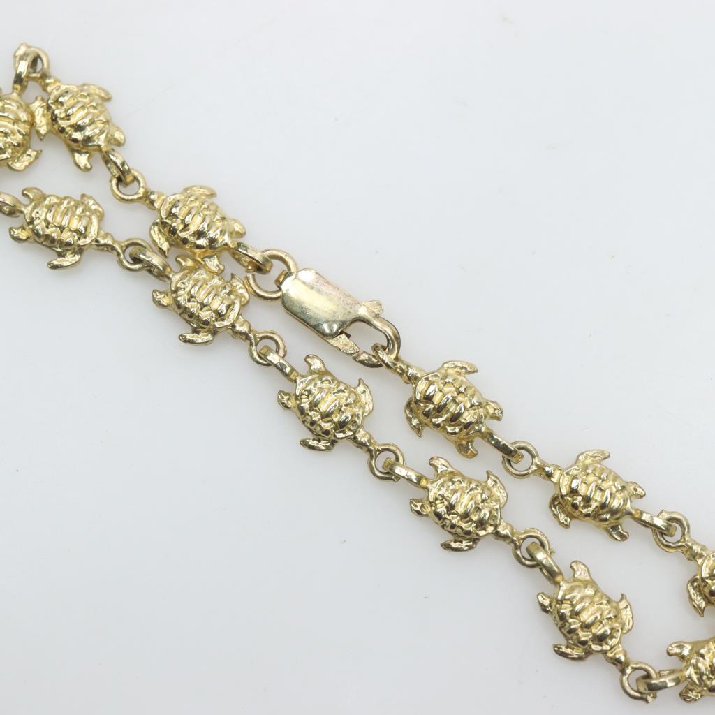 10kt Gold Turtle Bracelet | Property Room