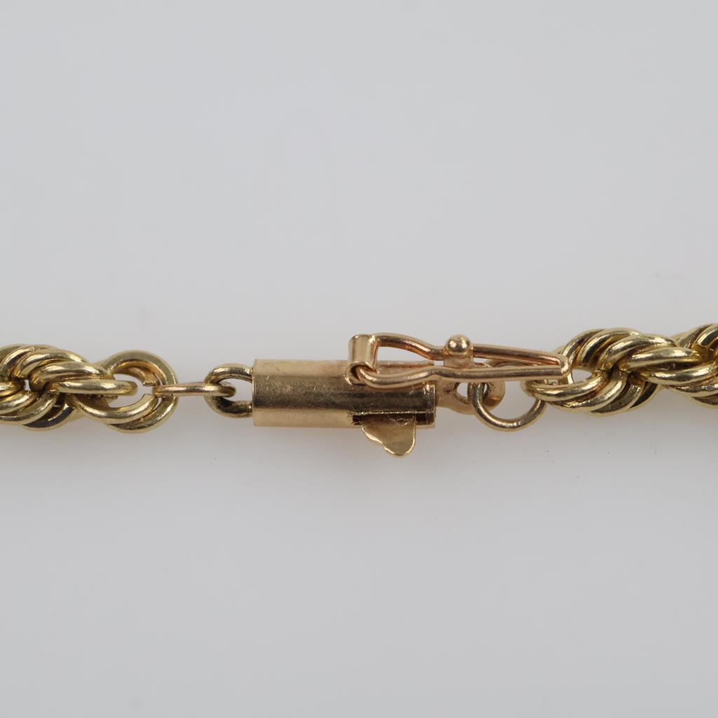 10kt Gold Twisted Rope Bracelet | Property Room
