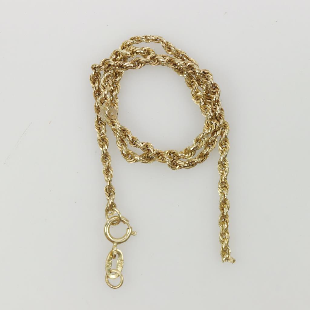 10kt Gold Twisted Rope Bracelet | Property Room