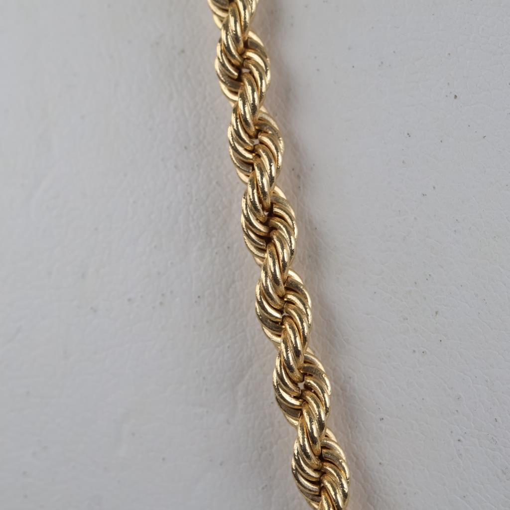 10kt Gold Twisted Rope Necklace | Property Room