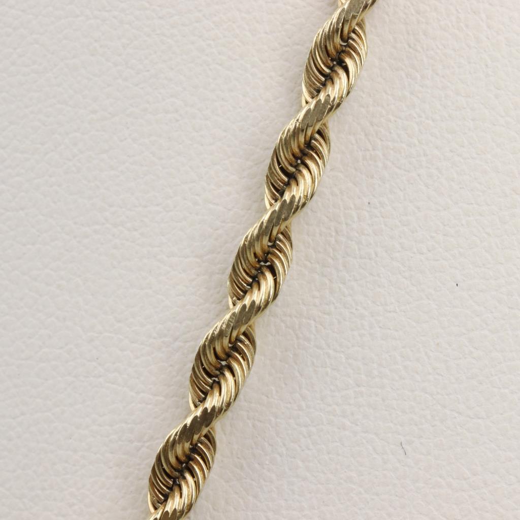 10kt Gold Twisted Rope Necklace | Property Room