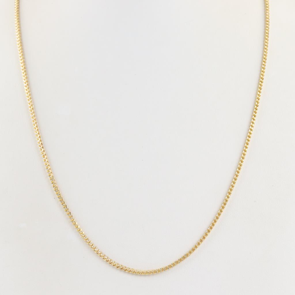10kt Gold Two-tone Hollow Chain Necklace | Property Room