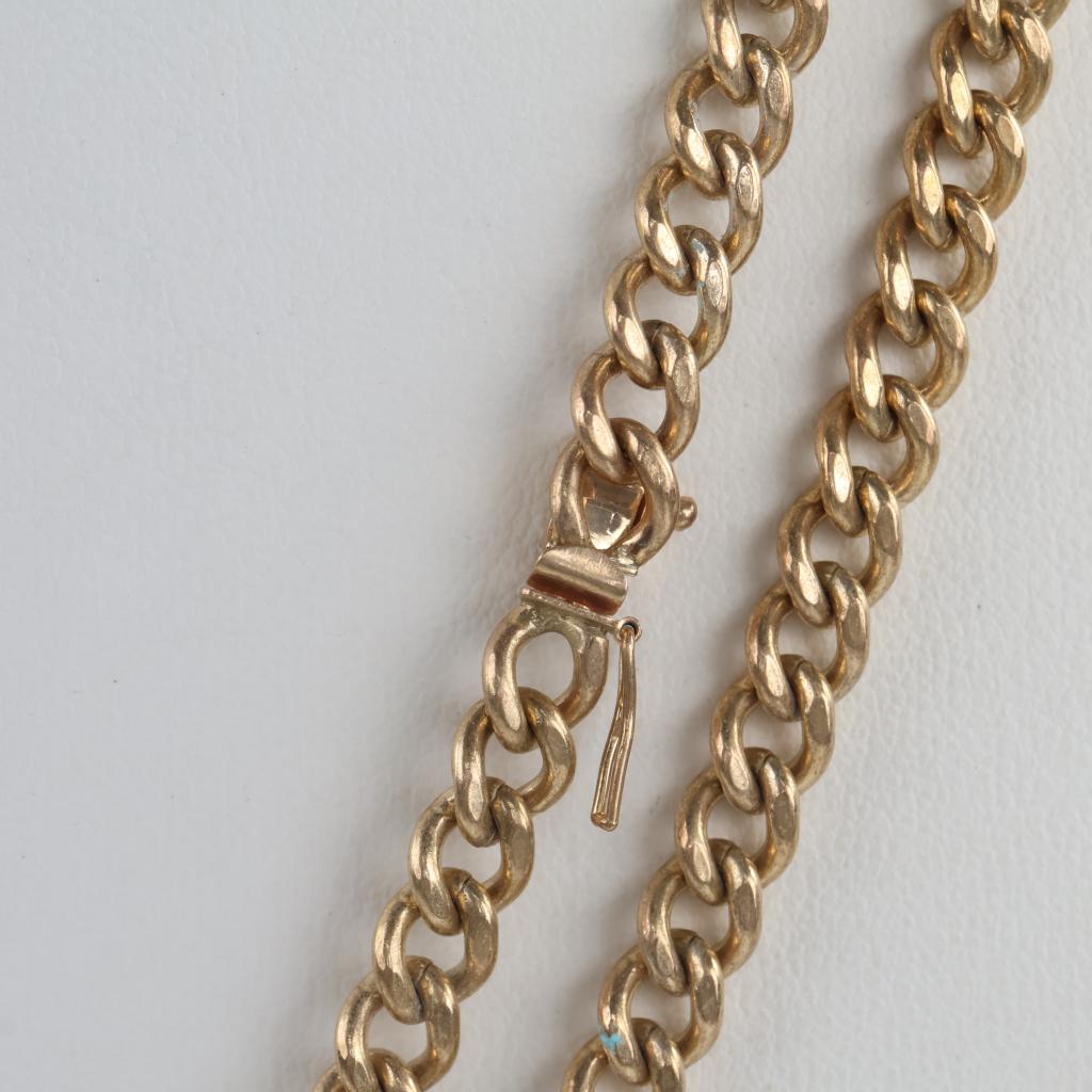 10kt GP Curb Chain Necklace | Property Room