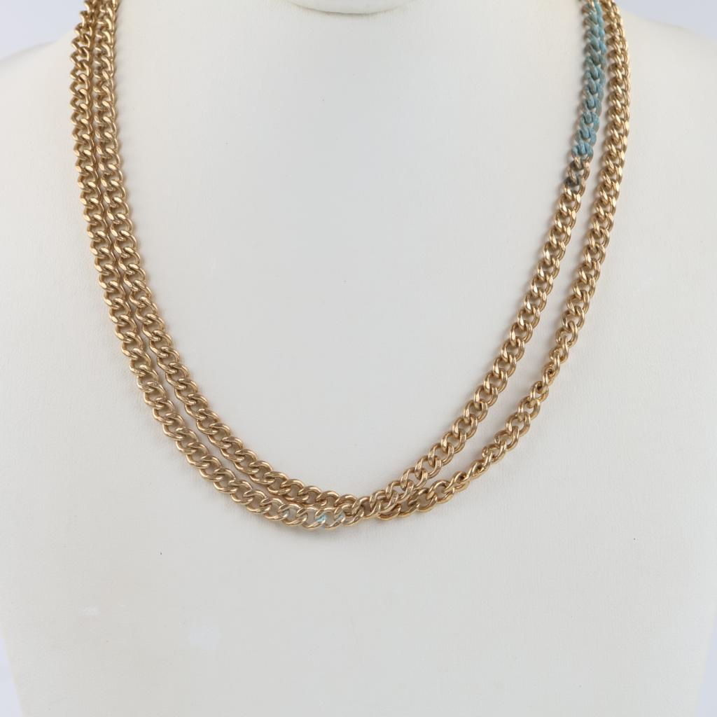 10kt GP Curb Chain Necklace | Property Room