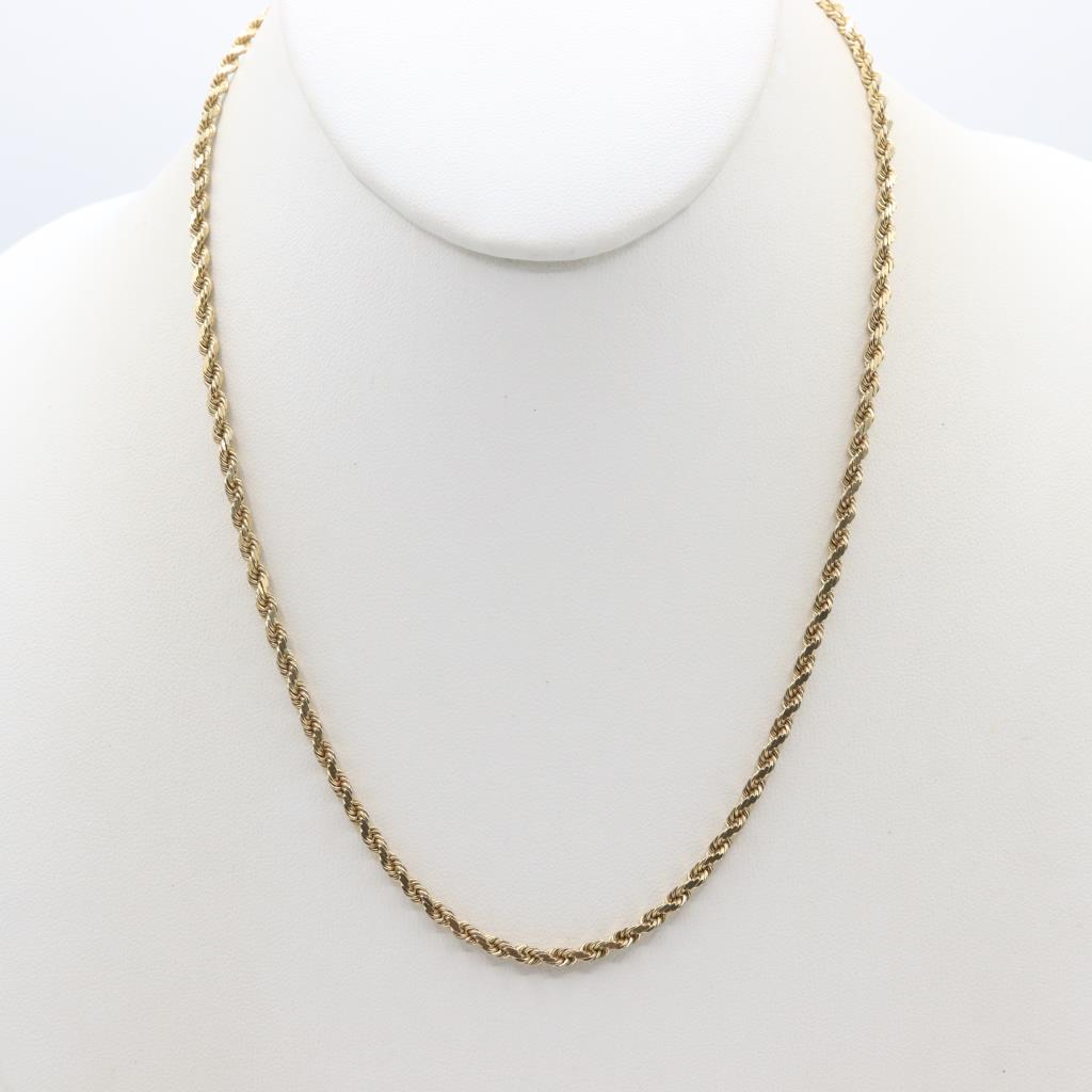 10kt Rope Chain Necklace | Property Room