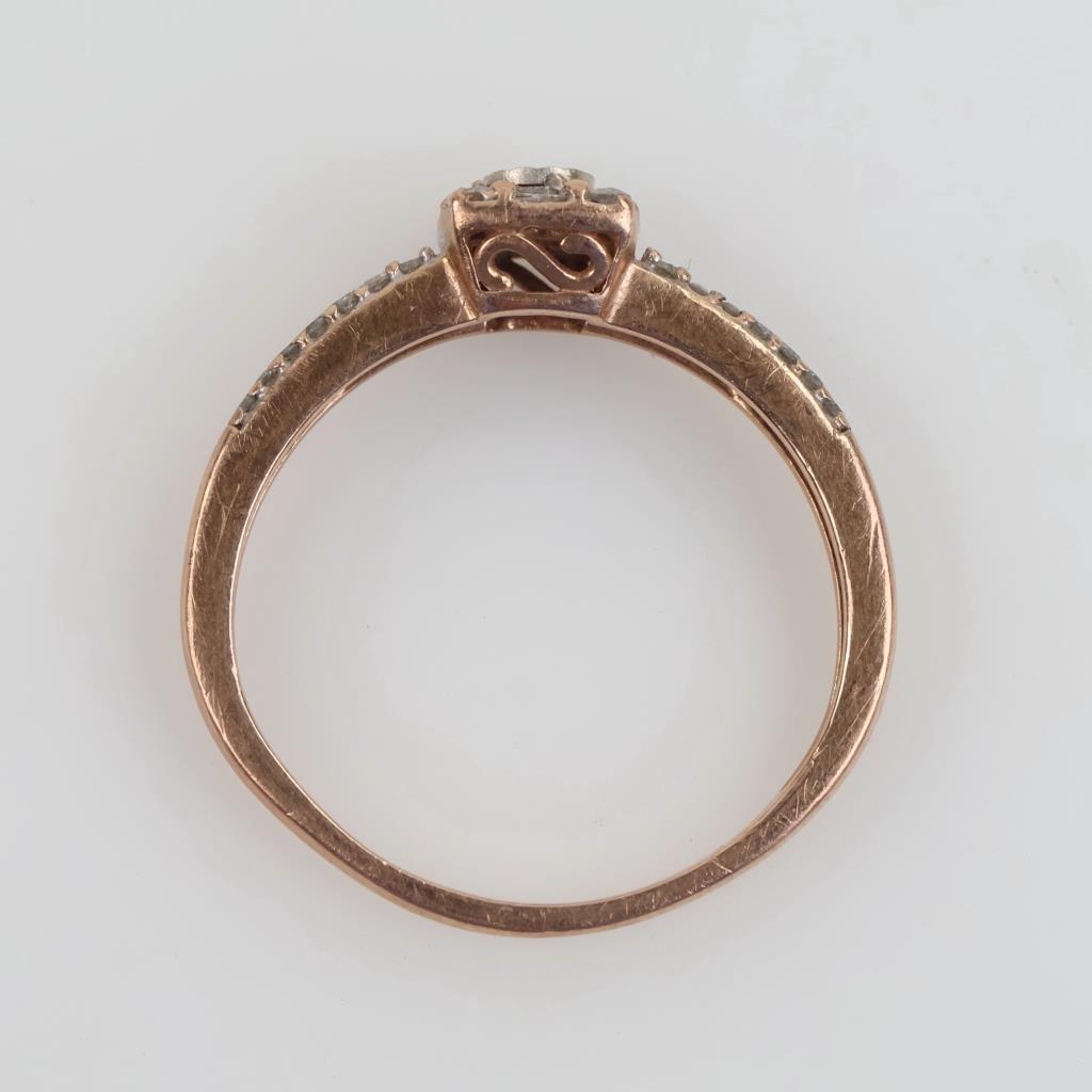 10kt Rose Gold Diamond Ring | Property Room